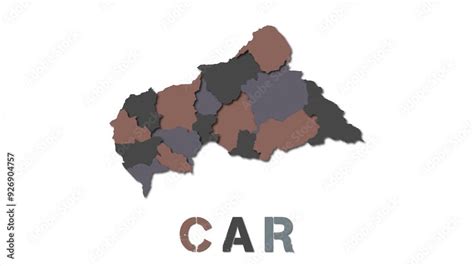 Car Map With Paper Regions Animated Country Map Growing From Regions And Title Letters Falling