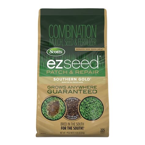 Scotts Ez Seed Southern Gold 10 Lb Tall Fescue Grass Seed 18414 At