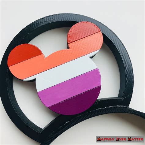 Lesbian Pride Flag Mickey 3d Printed Lgbtqia Mickey Mouse Etsy