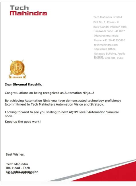 Shyamal Kaushik On Linkedin Techmighties Automation Recognized