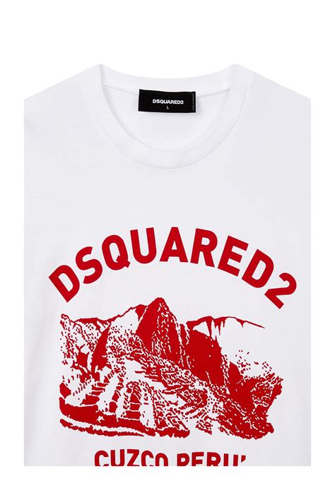 Dsquared2디스퀘어드2 프론트 그래픽 코튼 티셔츠 Sivillage 에스아이빌리지