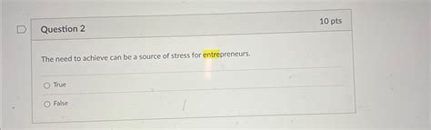 Solved Question 210 ﻿ptsthe Need To Achieve Can Be A Source