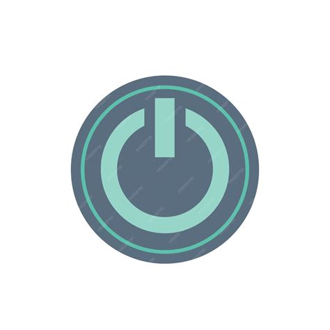 전원 버튼의 그림 무료 벡터