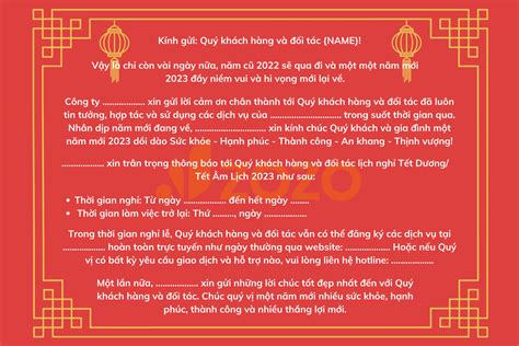 Mẫu Email Thông Báo Lịch Nghỉ Tết 2023 Của Công Ty Tới Khách Hàng Chia Sẻ Kiến Thức Điện Máy