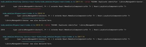 Suggest Not To Lock Typesreact · Issue 104 · Testing Libraryreact