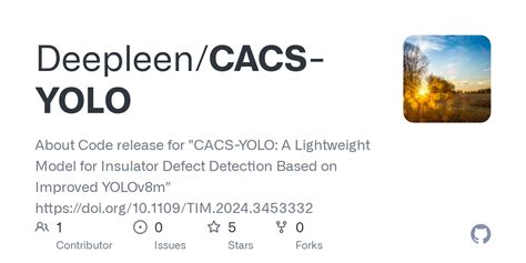 Github Deepleencacs Yolo About Code Release For Cacs Yolo A Lightweight Model For