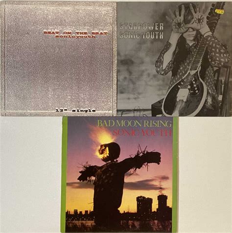 Lot 645 Sonic Youth Lp Plus 12 Collection