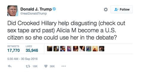 Trump Claimed He Didn T Say Check Out Sex Tape Here He Is Literally Saying It Vox