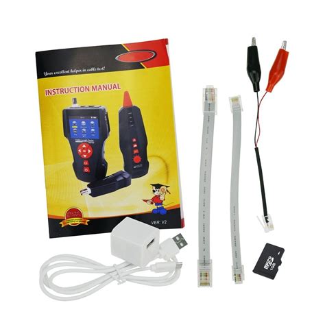 Handheld Digital Cable Tester W Data Storage Functions Discount