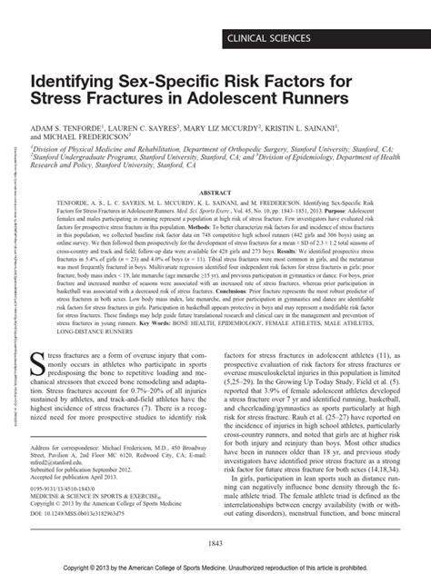 Identifying Sex Specific Risk Factors For Stress1 Pdf Eating