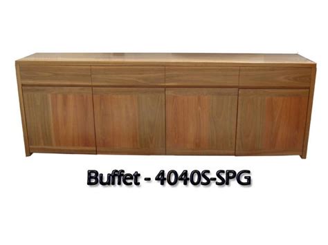 Spotted Gum Timber Buffet Bu4040s Spg Goldenwood Furniture