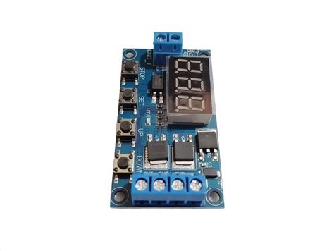 dc 5 36v digital led relay board dual mos trigger cycle timing circuit switch timer delay module