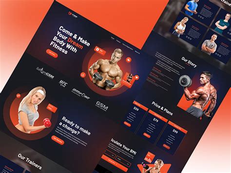 Gym Landing Page On Behance