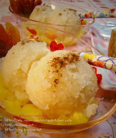 시원한 디저트~ 배샤베트