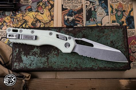 Microtech Standard Issue Msi Ram Lok Manual Folding Knife White 385