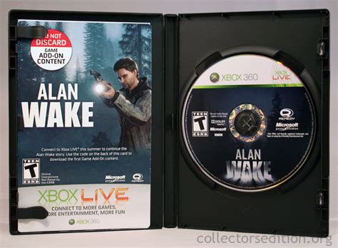 CollectorsEdition.org » Alan Wake Limited Collector’s Edition (Xbox 360 ...
