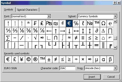 How To Insert A Symbol In MS Excel XP PCauthorities Com