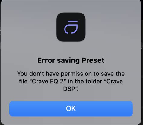 BUG Crave EQ Plugin Multiple Issues Audio Units And VST3 Audirvana