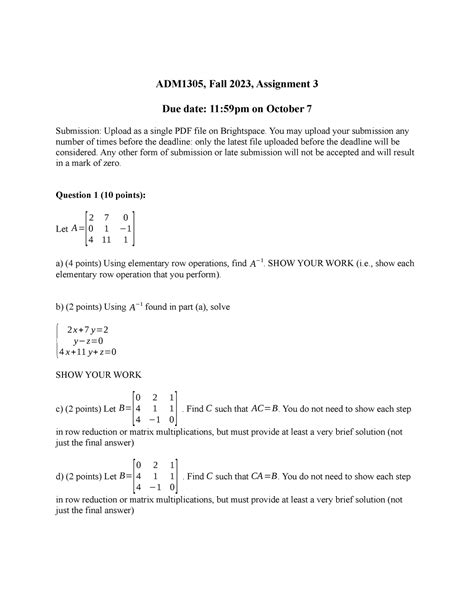 adm1305 2023 assignment 3 solutions adm1305 fall 2023 assignment 3 due date 11 59pm on