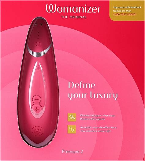 Вакуумный клиторальный стимулятор, розовый - Womanizer Premium 2 ...