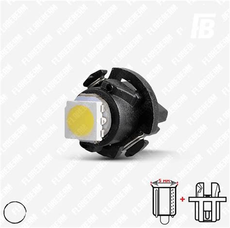 Лампа LED Цоколь T5 (W1.2W, с Патроном), 12 В, SMD 5050*01 (белый ...