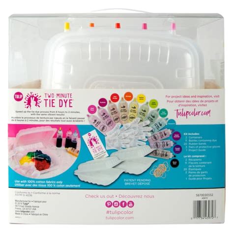 Tulip® 40 Piece Two Minute Tie Dye® Kit Michaels