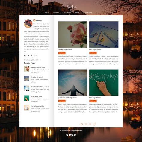 Free Blogger Templates For Writers