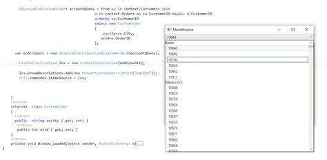 C Assign Propertygroupdescription With A Related Table Column In Wpf Stack Overflow