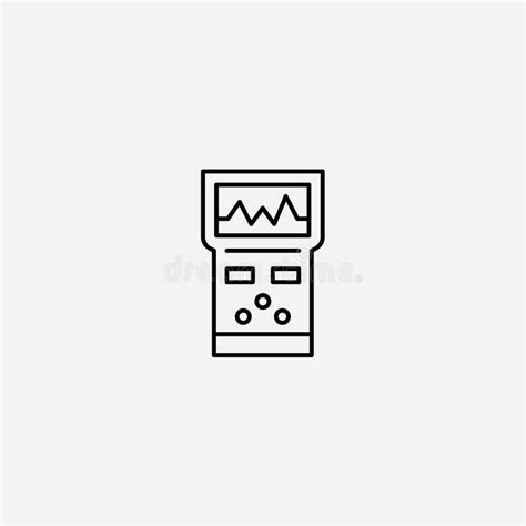 Analyzer Vector Icon Sign Symbol Stock Vector Illustration Of Concept