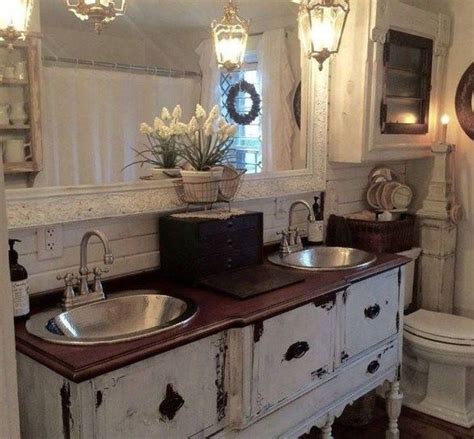 50 Perfect Rustic Farmhouse Bathroom Design Ideas Sweetyhomee