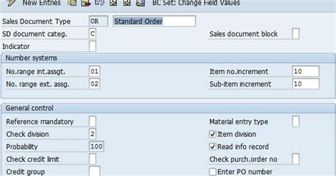 Sap Tutorials Sales Document Type Control In Sd