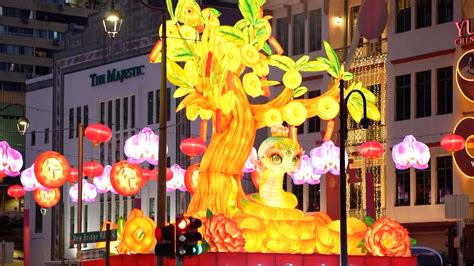 Singapores Chinatown Celebrates Spring Festival With Lantern Display