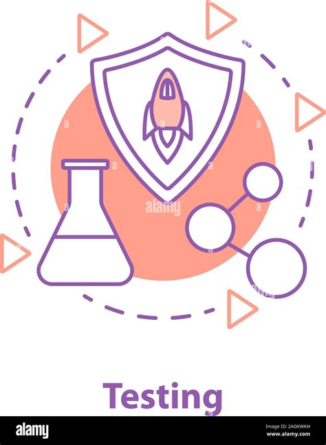 Product Testing Concept Icon Checking Process Idea Thin Line Illustration Vector Isolated