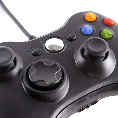 Xbox 360 Controller Black Wired