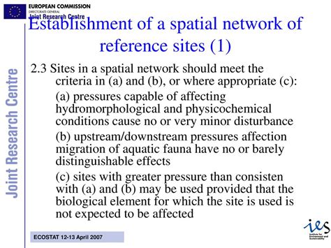 Guidelines To Translate The Intercalibration Results Into The National