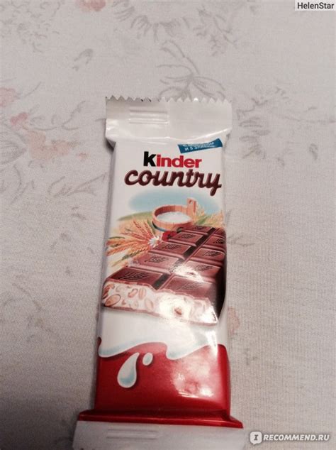 Шоколад FERRERO Kinder Country (Киндер Кантри) - «Ковбои любят эту ...