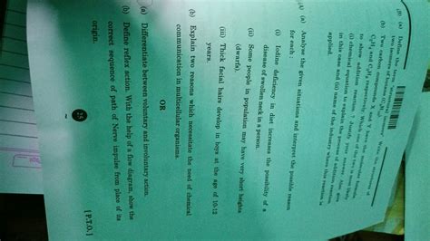 B A Define The Term Structural Isomers Write The Structures Of Two