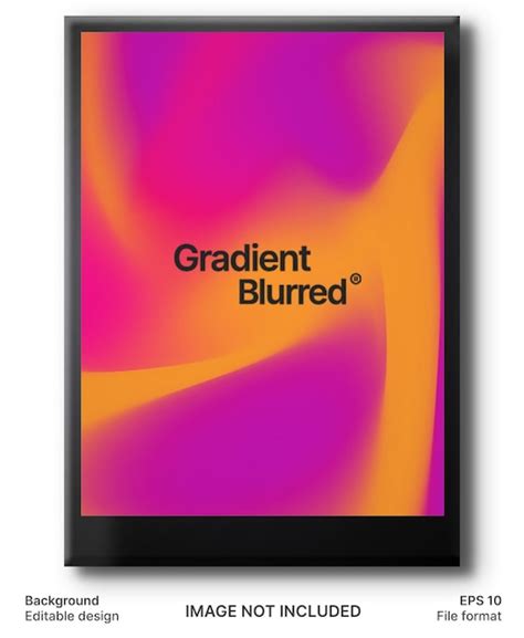 Premium Vector Trendy Modern Gradient Poster Abstract Vector Background