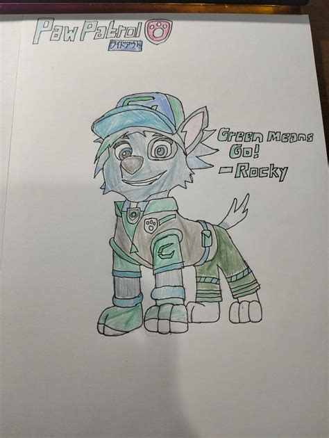 Rocky Silverbolt Paw Patrol Rideout Wiki Fandom