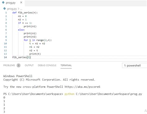 Write Python Program To Print Fibonacci Series