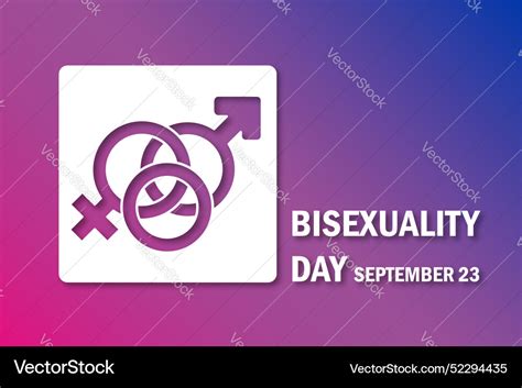 Bisexuality Day Awareness Symbol In Flag Colours Vector Image