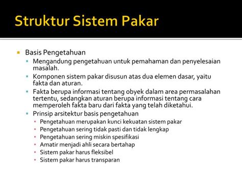 PPT Sistem Pakar PowerPoint Presentation ID