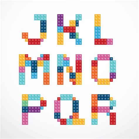 Alfabeto Lego para baixar e imprimir - Cantinho do blog