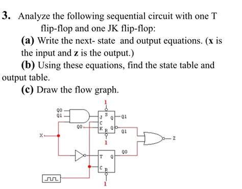 Solved 3 Analyze The Following Sequential Circuit With One