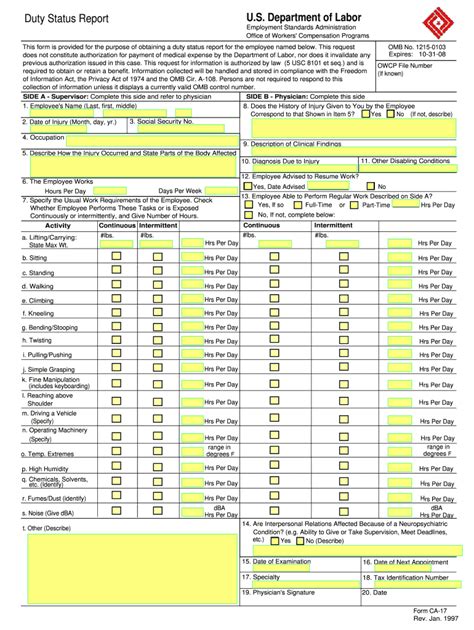 Ca17 Form Fill Out And Sign Online Dochub