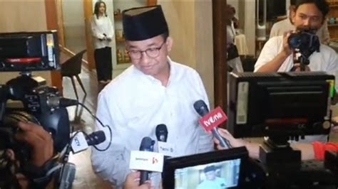 Anies Baswedan Diberikan Sarapan Khusus Dari Ibu Di Kamar Sebelum Mencoblos