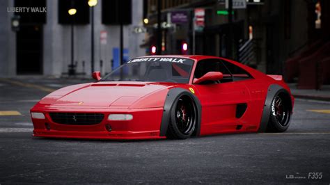LBWorks Ferrari F355 Body Kit 1994 1999 Liberty Walk