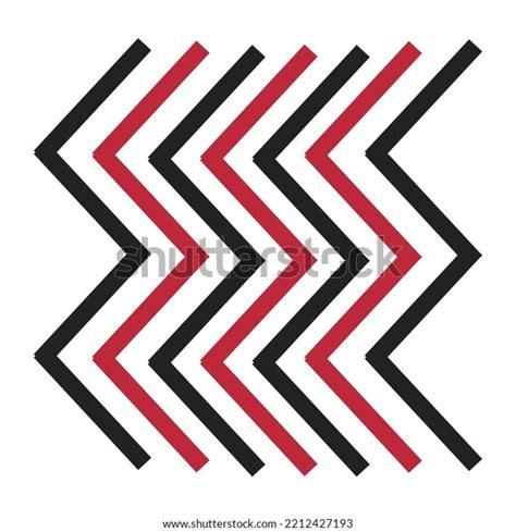 Illustrated Vector Zig Zag Isolated Stock Vector Royalty Free 2212427193 Shutterstock