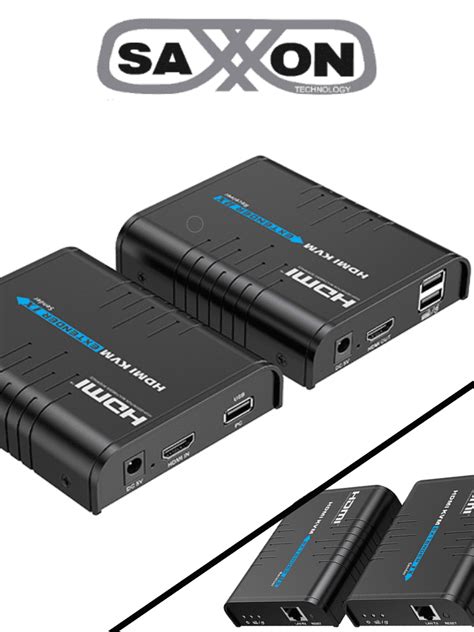SAXXON LKV373KVM Kit Extensor HDMI KVM Para Hasta 120 Metros