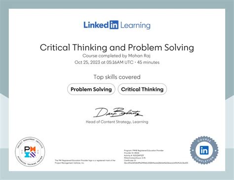 Mohan Raj On Linkedin Certificate Of Completion